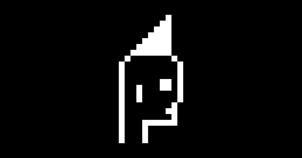 Pixel Art / Cool Mohawk - White on Black / ToolCtypto NFT - Mohawk ...