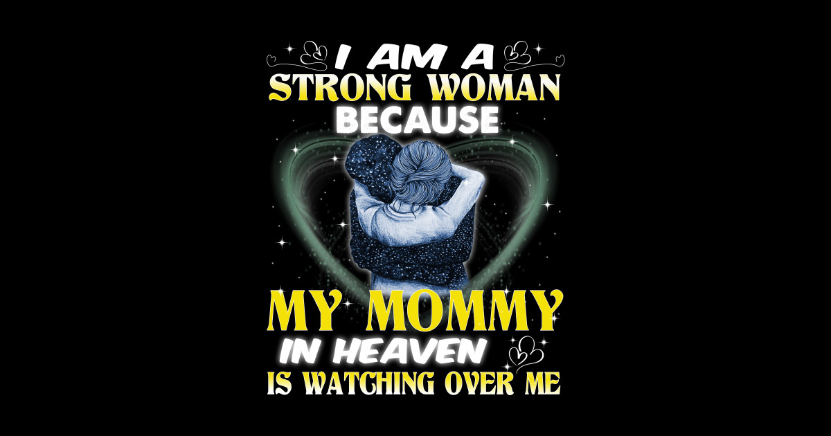 My Mommy In Heaven Is Watching Over Me - Mommy And Daughter - Sticker ...