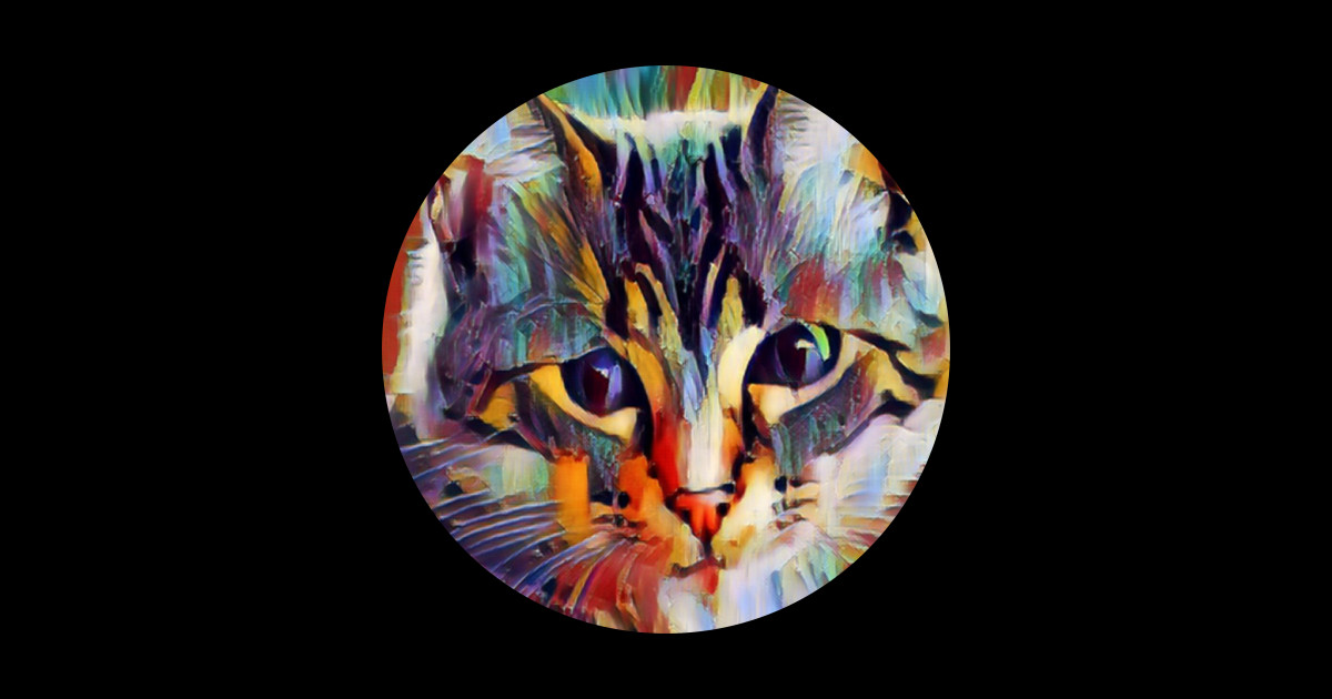 Cuddly floppy cat - Cuddly Floppy Cat - Sticker | TeePublic