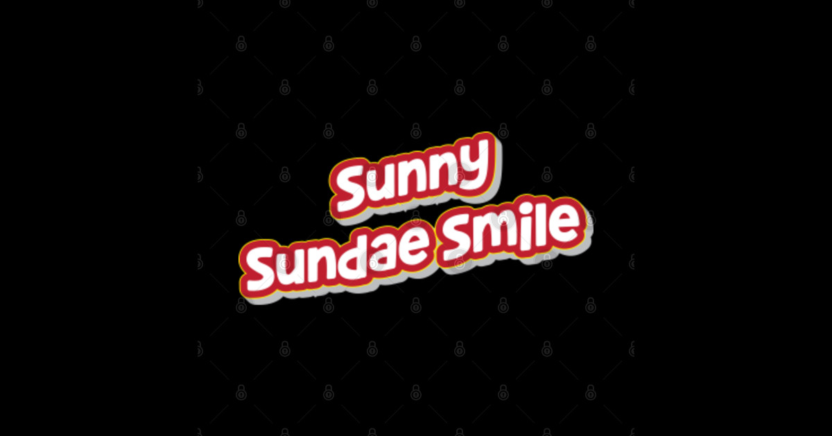 Sunny Sundae Smile (My Bloody Valentine) - Sunny Sundae Smile - Sticker ...