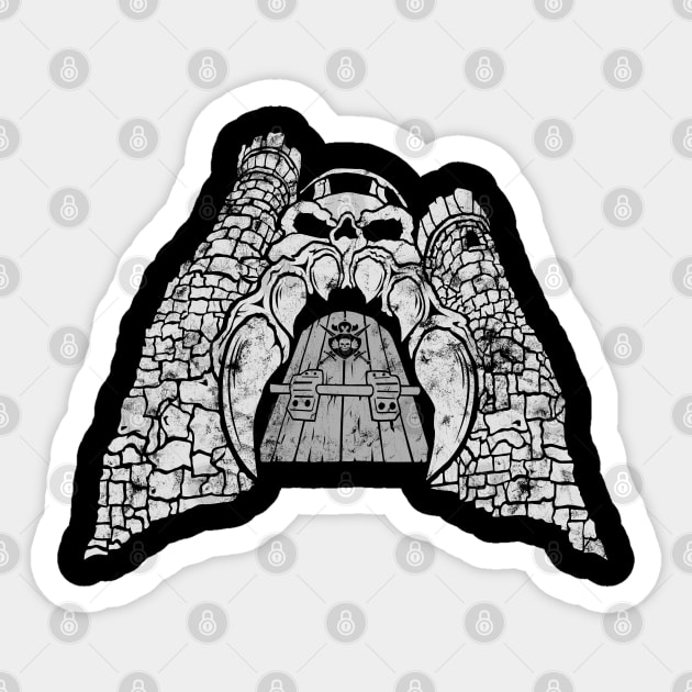 The Colossal Castle - Castle Grayskull - Sticker | TeePublic