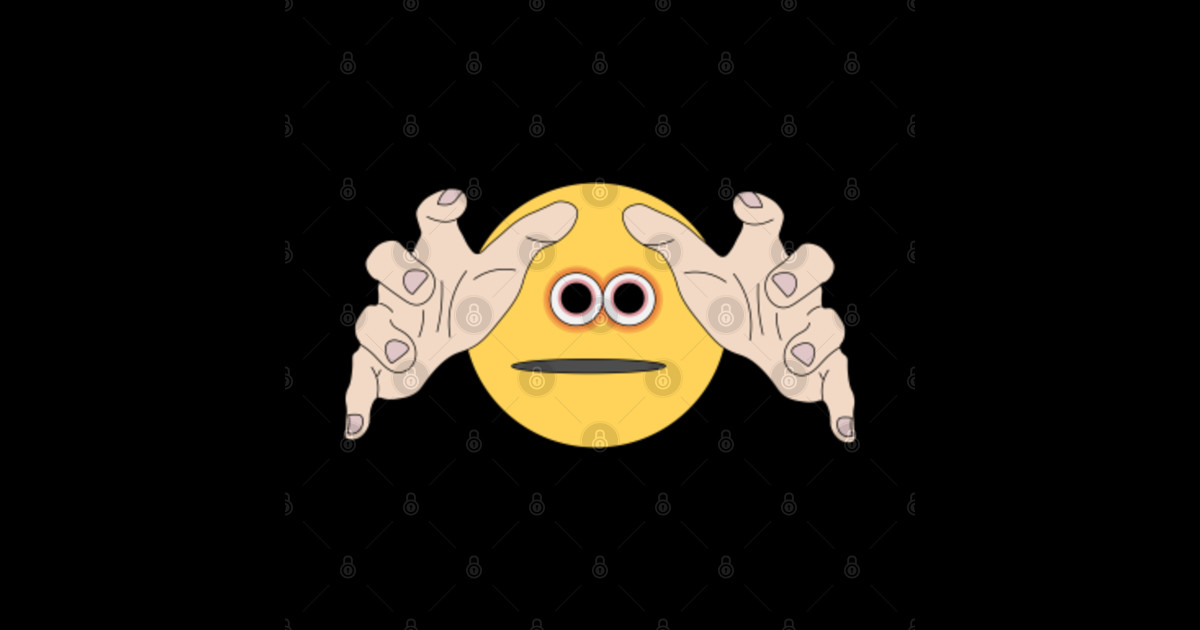 A stretching emoji - Meme - Sticker | TeePublic