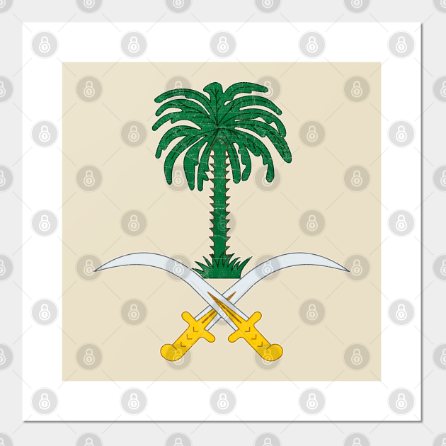 Saudi Arabia Faded Style Flag Design - Saudi Arabia - Posters and Art ...