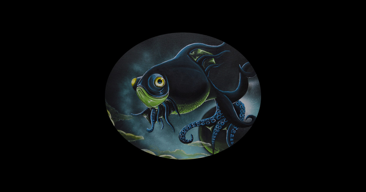 octofish - Sticker | TeePublic