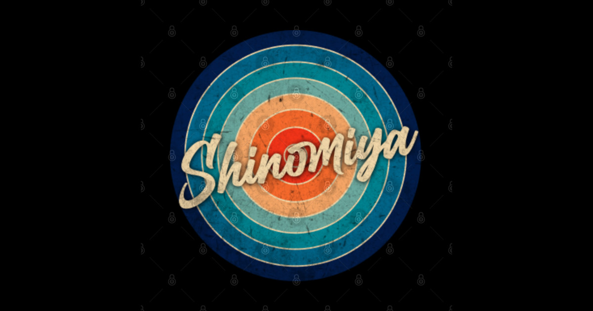 Personalized Name Shinomiya Classic Styles Anime 70s 80s 90s ...
