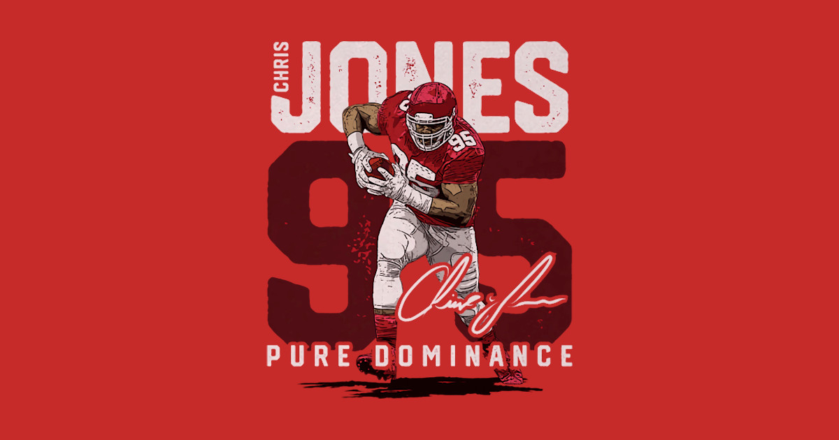Chris Jones Kansas City Dominance - Chris Jones - T-Shirt | TeePublic