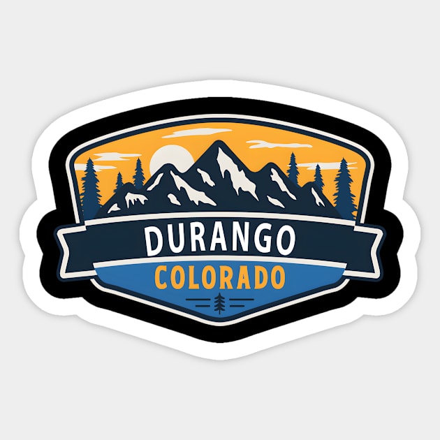 Durango Colorado-Vintage - Durango Colorado - Sticker | TeePublic
