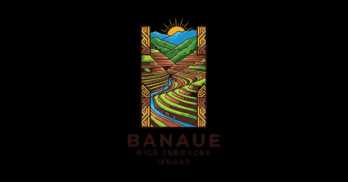 BANAUE RICE TERRACES - Philippines - Sticker | TeePublic