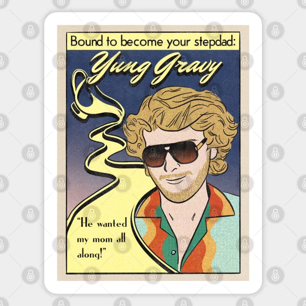 Yung Gravy Retro Poster - Yung Gravy - Sticker | TeePublic