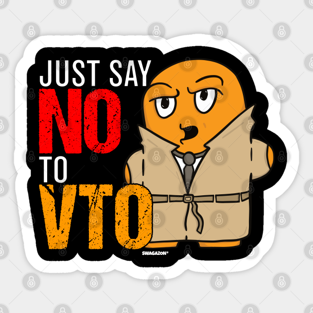 Just Say No To VTO McPecc - Swagazon - Sticker | TeePublic
