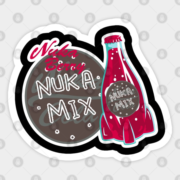 Nuka-Berry Mix - Nuka Berry Mix - Sticker | TeePublic