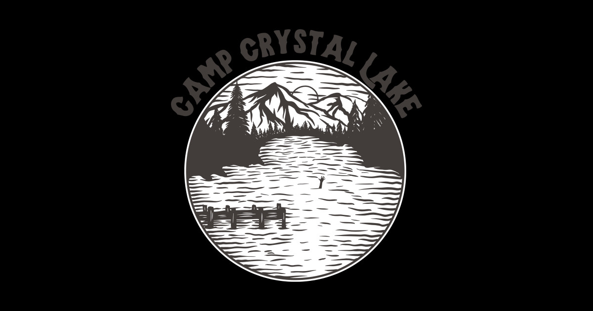 Camp Crystal Lake - Camp Crystal Lake - Sticker | TeePublic