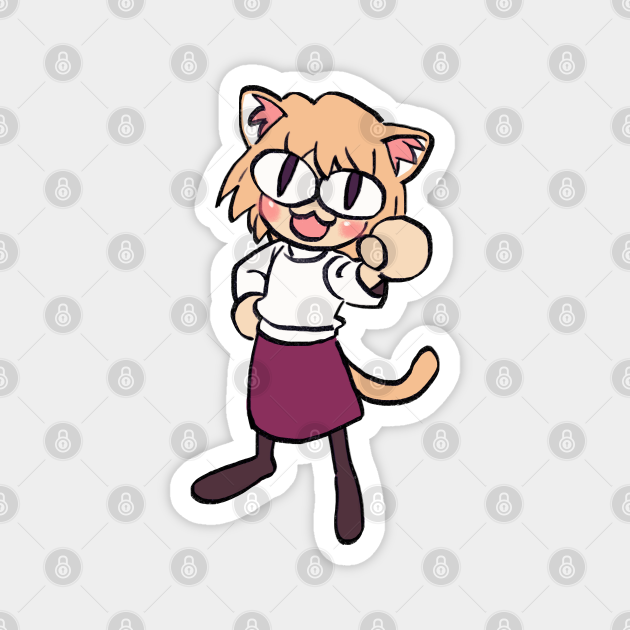 I draw neco arc / Tsukihime - Neco Arc - Magnet | TeePublic I draw neco arc / Tsukihime - Neco Arc - Magnet | TeePublic