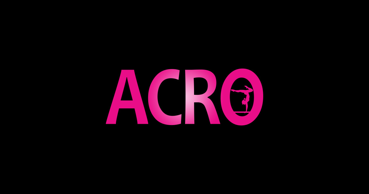 Handstand Acro Pink - Acro - Sticker | TeePublic