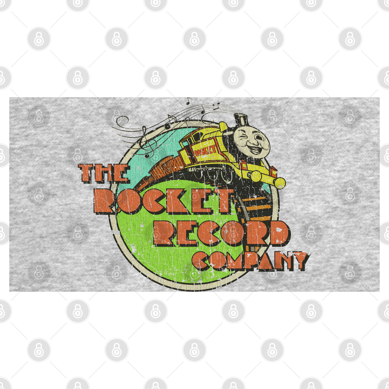 The Rocket Record Company 1973 - Record Label - Baseball T-Shirt ...