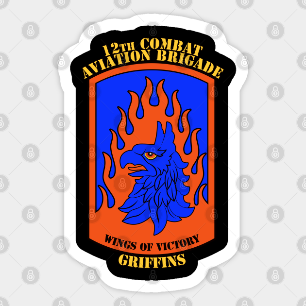 12th Combat Aviation Brigade - 12th Combat Aviation Brigade - Sticker ...