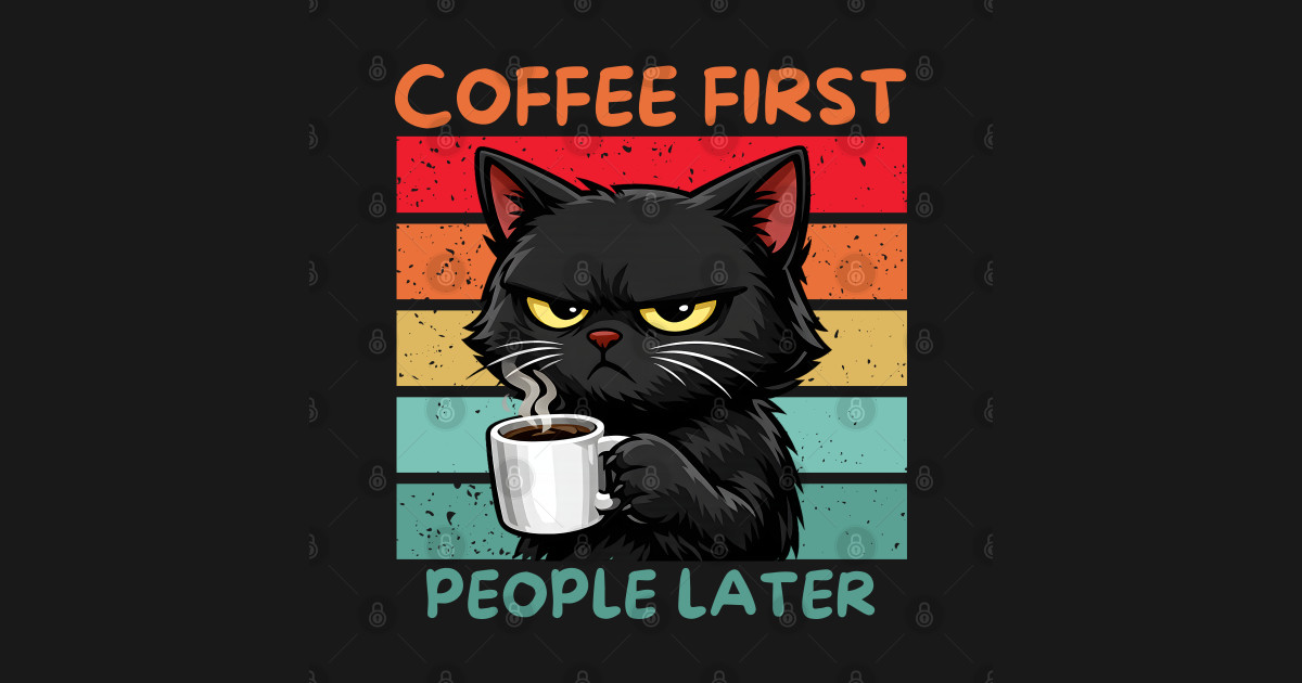 Coffee-Cats - Coffee Cats - T-Shirt | TeePublic