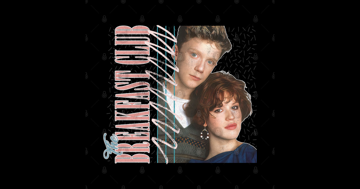 The Breakfast Club - 80s Retro Style Fan Art Design - The Breakfast ...