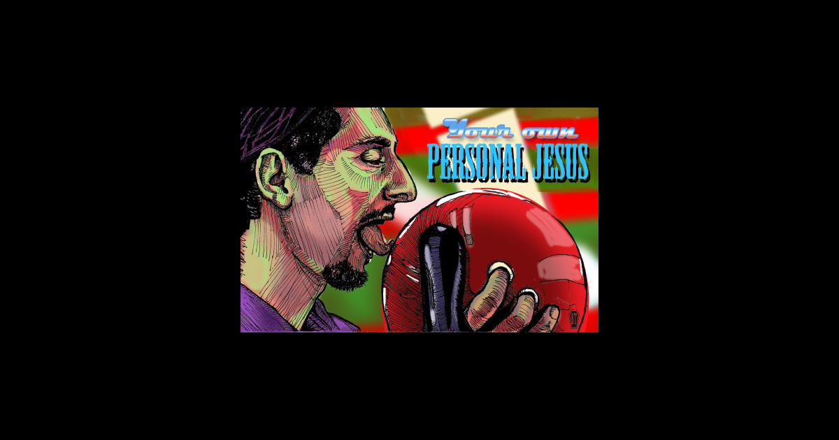 Personal Jesus - The Big Lebowski - Sticker | TeePublic