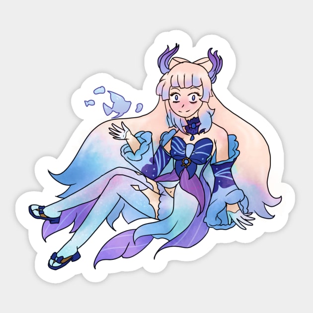 Kokomi Sangonomiya Genshin Impact Sticker And Others - Kokomi - Sticker ...