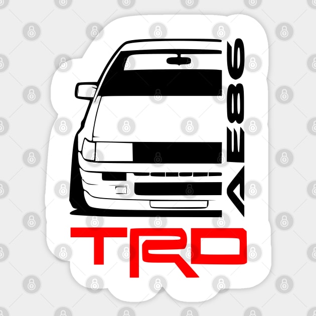 AE86 Toyota Trueno - Ae86 Trueno - Sticker | TeePublic