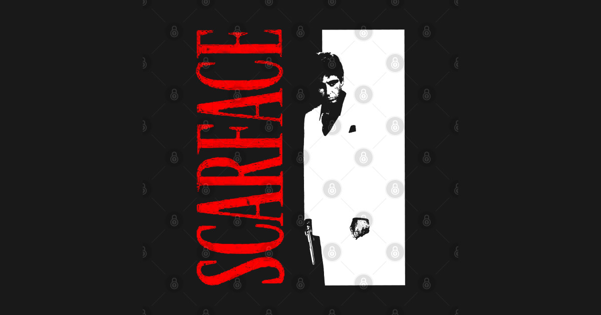 scarface retro - Scarface - Sticker | TeePublic