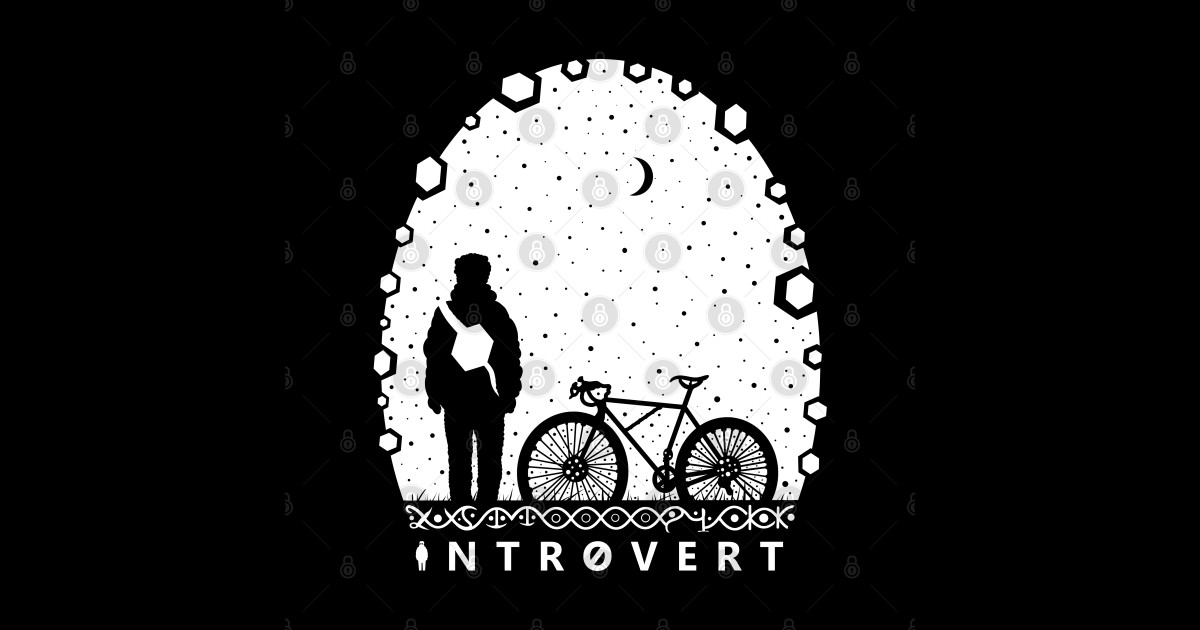 INTROVERT NEGATIVE BOY - Introvert - Sticker | TeePublic