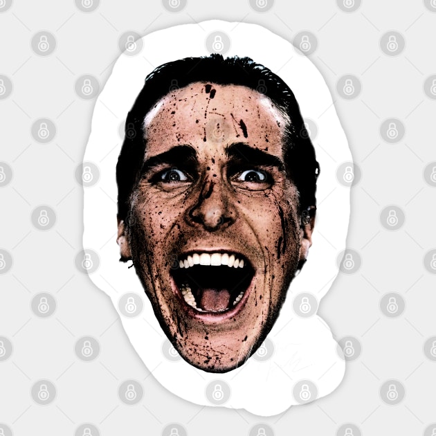 American Psycho Graphic - American Psycho - Sticker | TeePublic