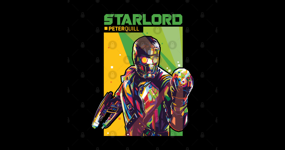 STARLORD WPAP Fanart - Star Lord - Magnet | TeePublic