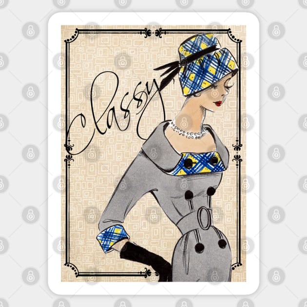 The 50s Classy - 1950s - Sticker | TeePublic