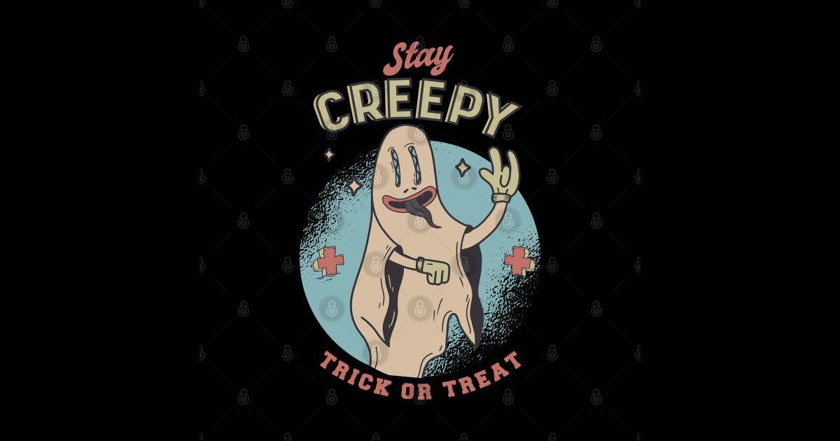Stay Creepy Halloween - Creepy Halloween - Sticker | TeePublic