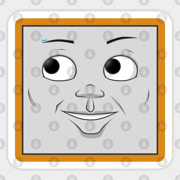 Rusty happy face - Thomas And Friends - Sticker | TeePublic