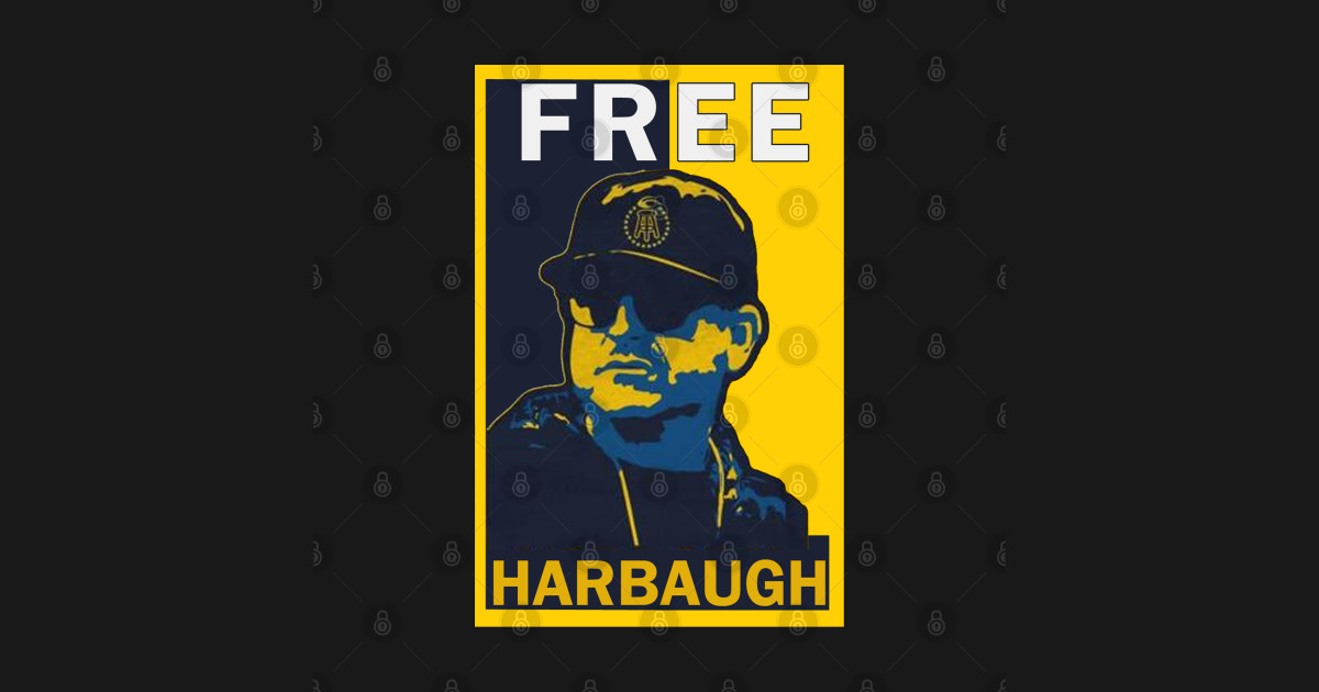 Free harbaugh - Football - T-Shirt | TeePublic