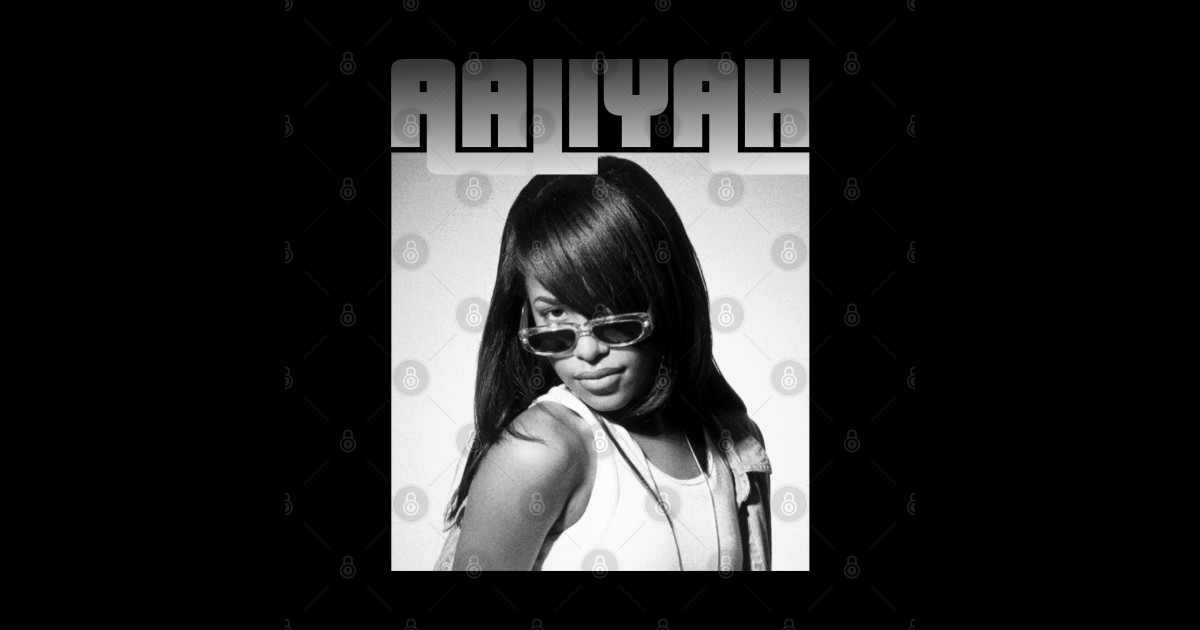 R&B Royalty - Aaliyah - Sticker | TeePublic