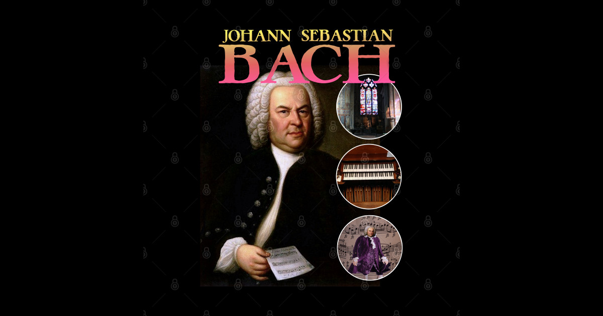 BACH RAP TEE Johann Sebastian Bach Cool Vintage Retro 90's Graphic Band ...
