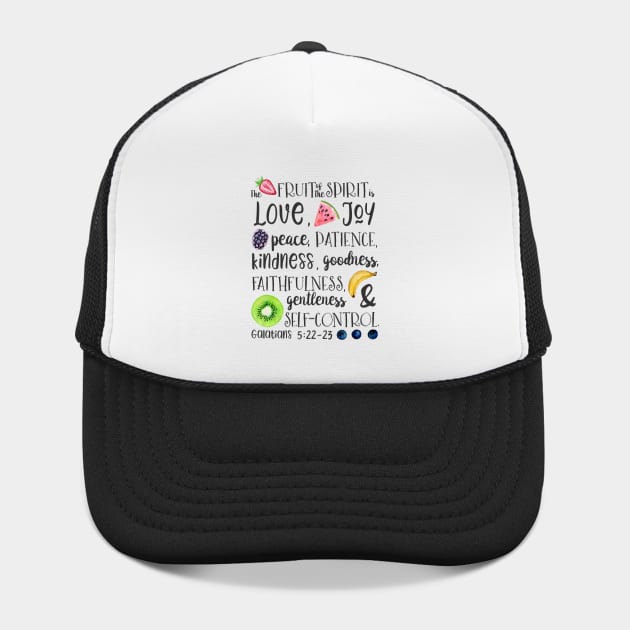 Fruit of the Spirit Bible Verse Art - Fruit Of The Spirit - Hat | TeePublic