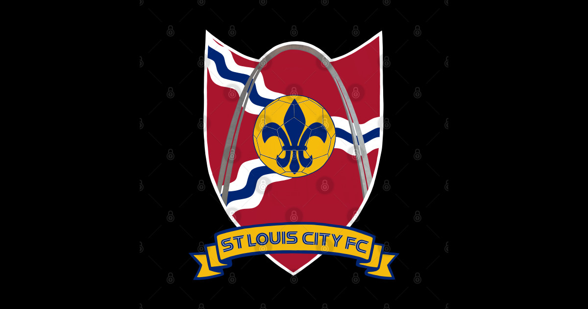 St Louis FC - Front - Back White outline - St Louis Fc - Sticker ...