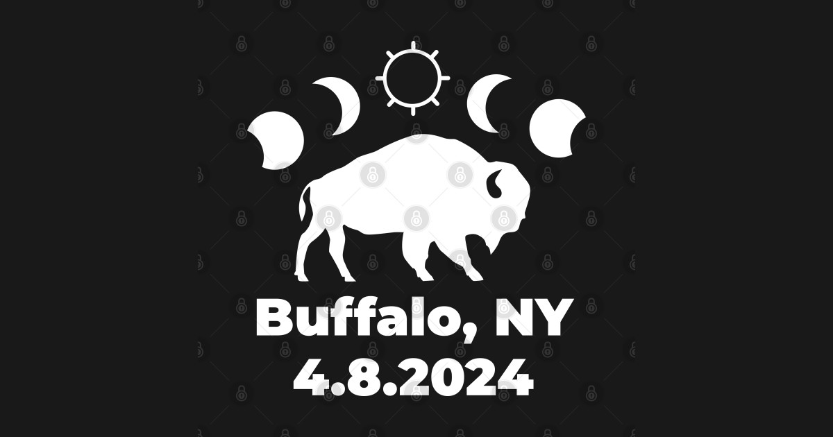 Buffalo 2024 Total Solar Eclipse - Total Solar Eclipse 2024 - T-Shirt ...