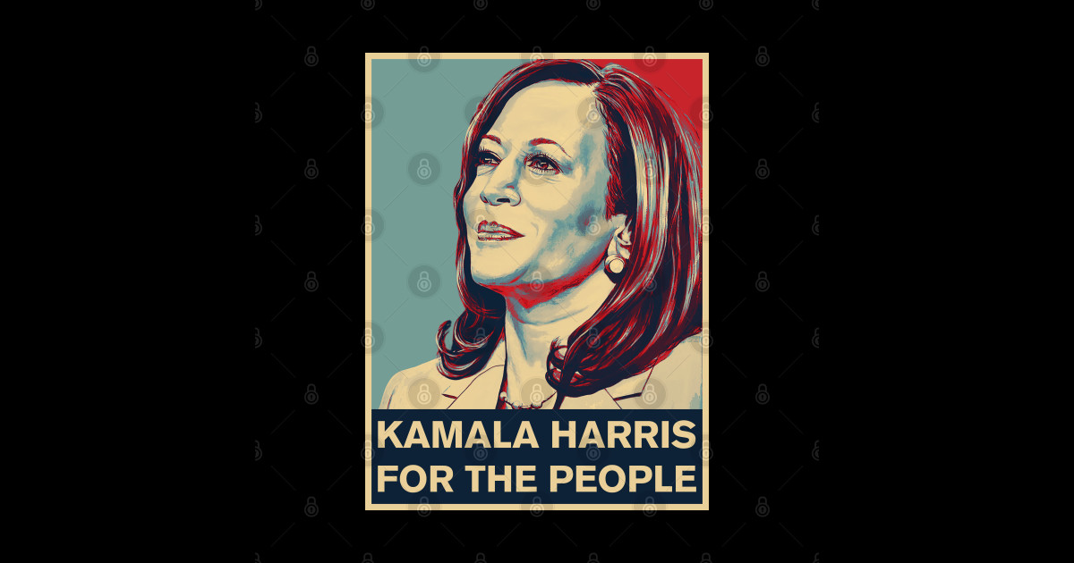 Kamala Harris "HOPE" - Kamala Harris - Sticker | TeePublic