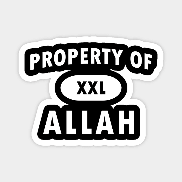 Property of Allah - Allah - Magnet | TeePublic
