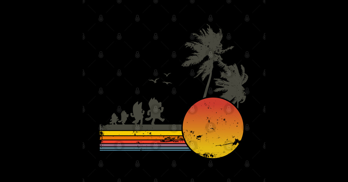 Bluey Family Vacation - Bluey Family - Sticker | TeePublic