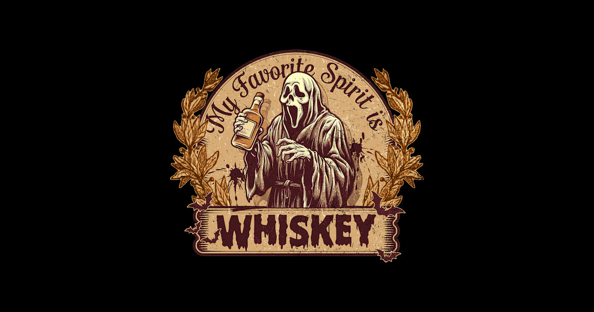 My Favorite Spirit Is Whiskey cricle style vintage - My Favorite Spirit ...