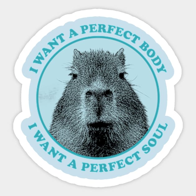 Funny Capybara Meme - Capybara - Sticker | TeePublic