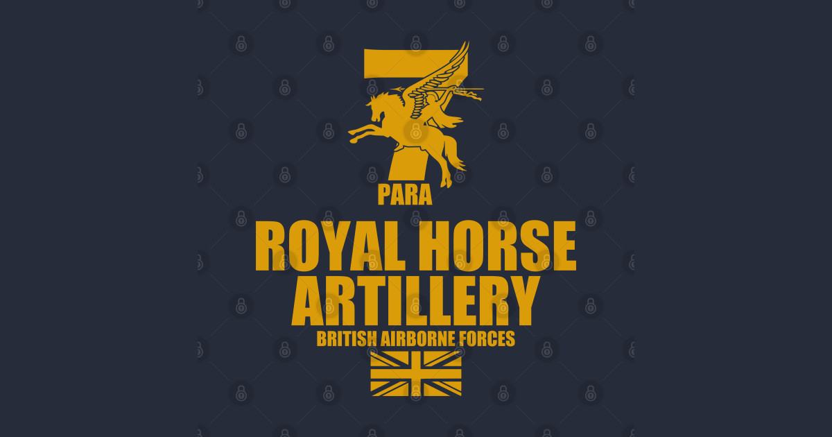 7 Para RHA (Small Logo) - British Airborne Forces - T-Shirt | TeePublic