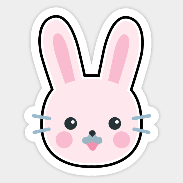 sticker rabbit
