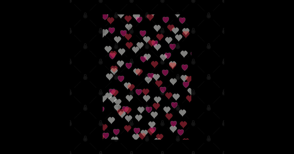 Heart Pattern - Heart Pattern - Sticker | TeePublic