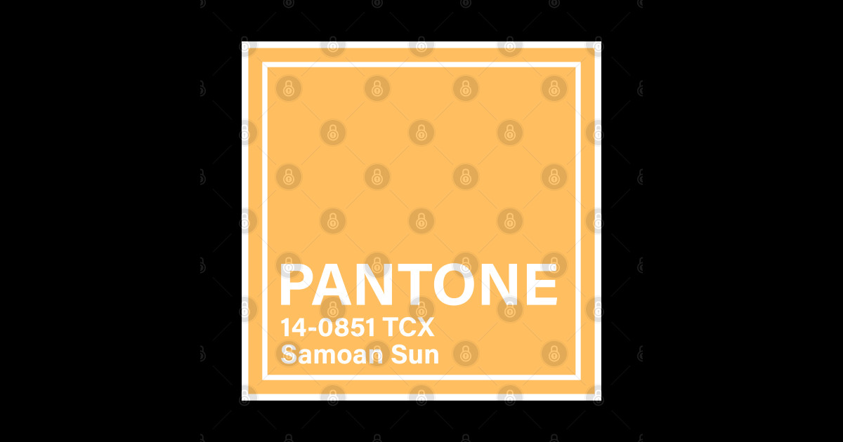PANTONE 14-0851 TCX Samoan Sun, yellow - Pantone 14 0851 Tcx Samoan Sun ...
