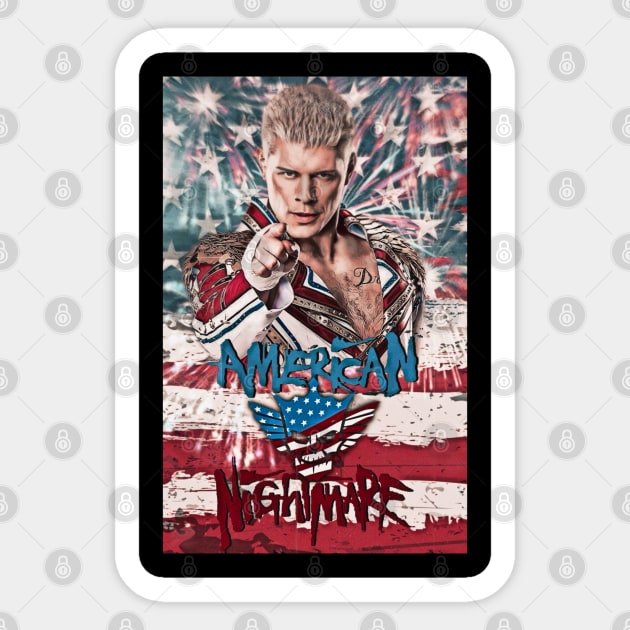 Cody Rhodes-Nightmare - Cody - Sticker | TeePublic
