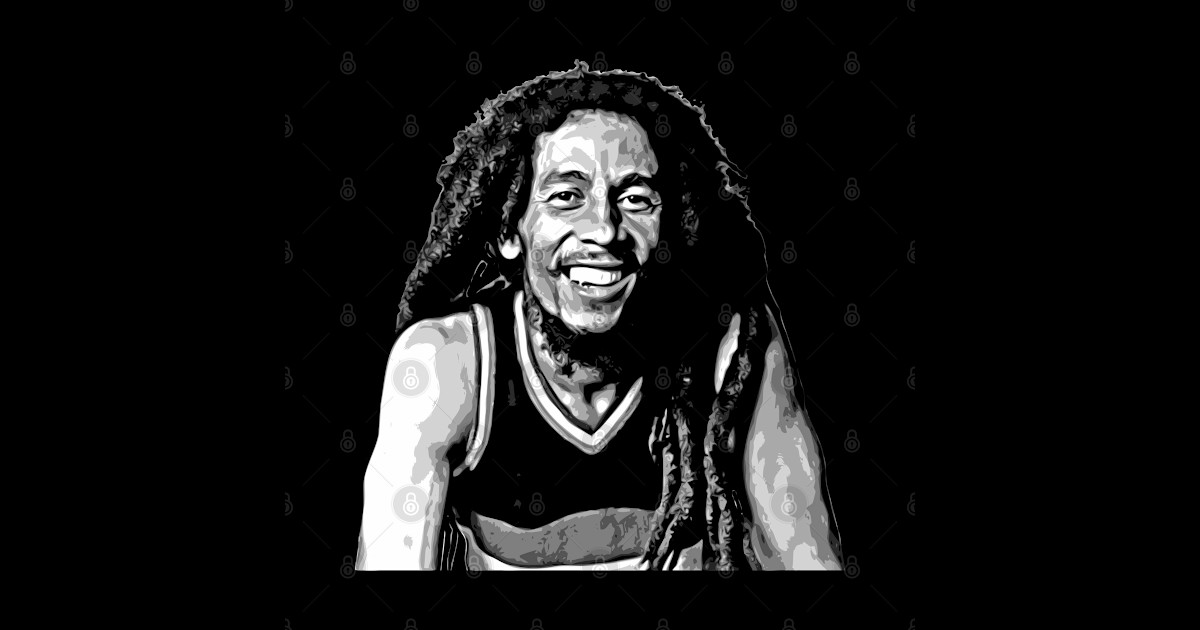 BOB MARLEY THE REGGAE LEGEND - Bob Marley Reggae - Sticker | TeePublic