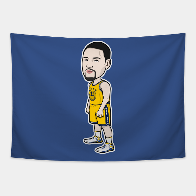 Klay Thompson Cartoon Style - Klay Thompson - Tapestry | TeePublic